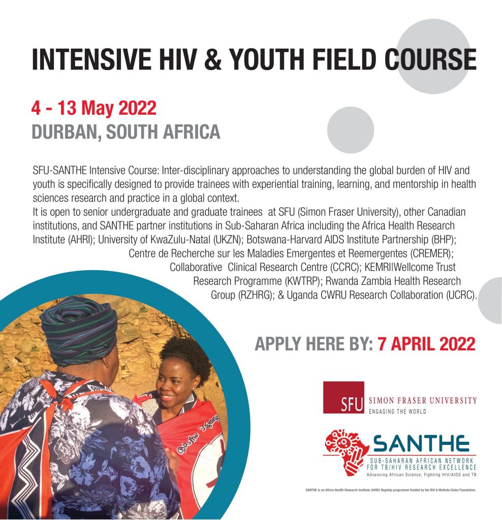 SFU-SANTHE Course on global burden of HIV and youth - Welcome to ...